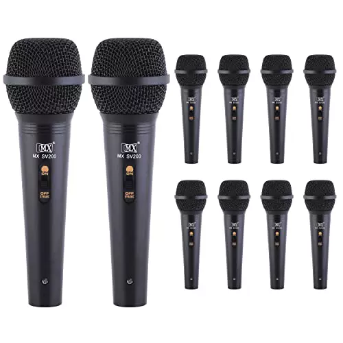 Buy MX Dynamic Mic Cardioid Vocal Multi-Purpose Microphone with 1/4 ...
