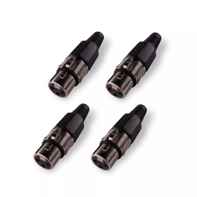 Buy MX 3 Pin ‎XLR ‎Female Mic Connector with Fancy Type MX-860 (Pack of ...