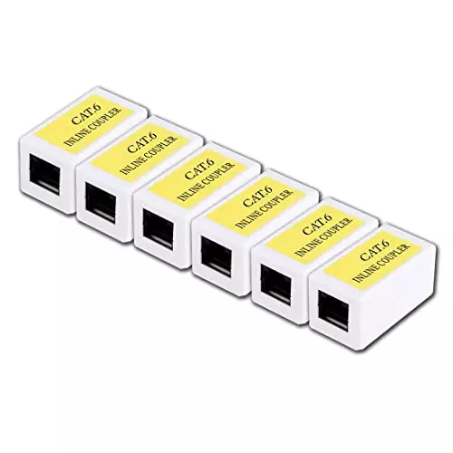 Buy MX UTP CAT6 Female to Female White Inline Coupler MX-4053 (Pack of ...