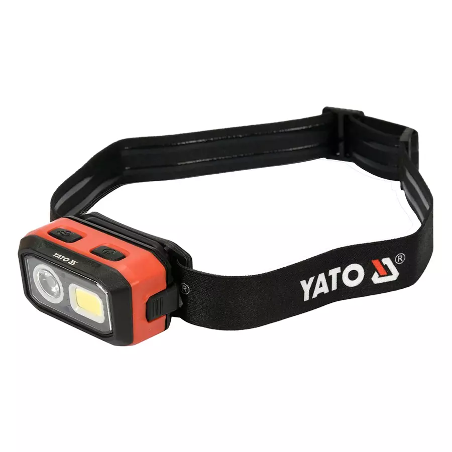 Buy Yato Headlamp 500L mrecharg 3XAAA Motion Det 68 X 39 X 40 Mm YT ...