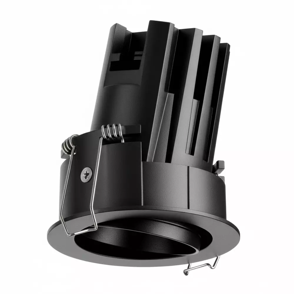 Buy ALT Dart Tiltable COB Downlight Black Body Color & Black Reflector ...