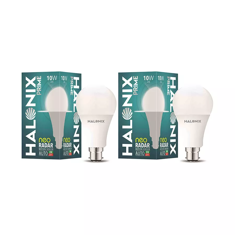 Buy Halonix Neo Radar 10W B22d-Base Motion Sensor Cool White LED Bulb ...