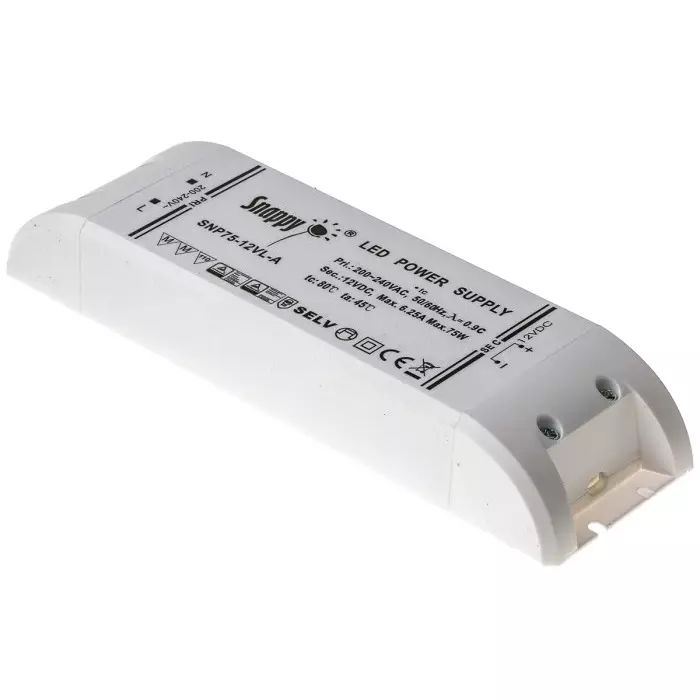 Buy RS PRO LED Driver, 12V Output, 75W Output, 6.25A Output, Constant Voltage Model No 1766710 ...
