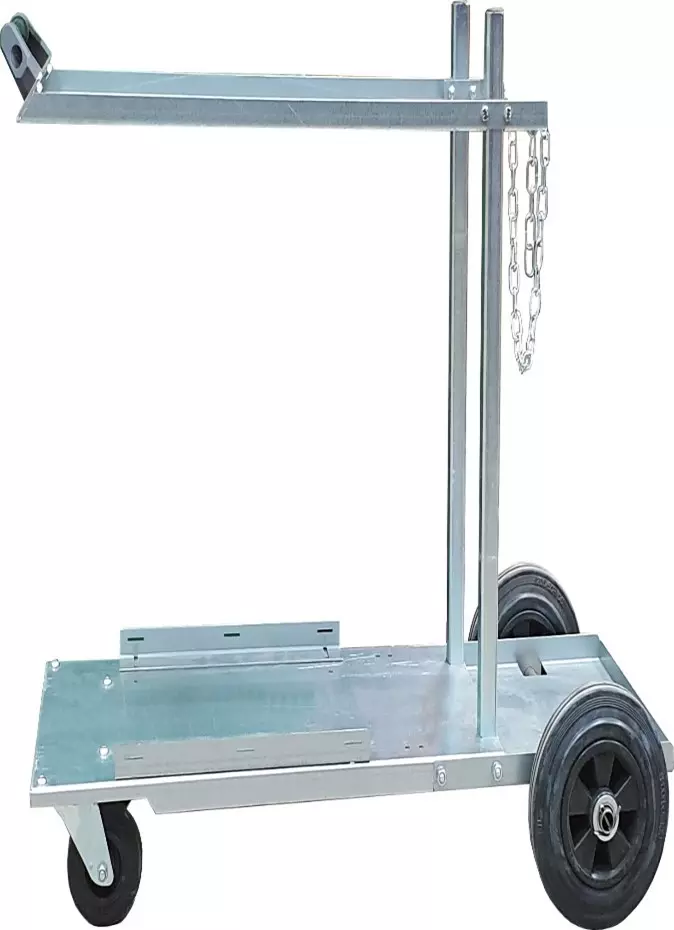 Buy SUWAS TROLLEY STORE 300 kg Load Capacity Steel Welding Utility Cart ...