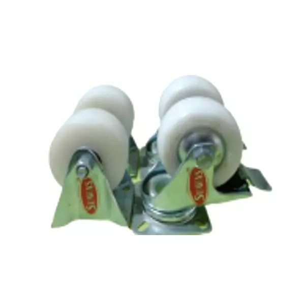 Buy SUWAS TROLLEY STORE 4x2 Inch 500 Kg PP Set Of 2 Fixed & 2 Swivel ...