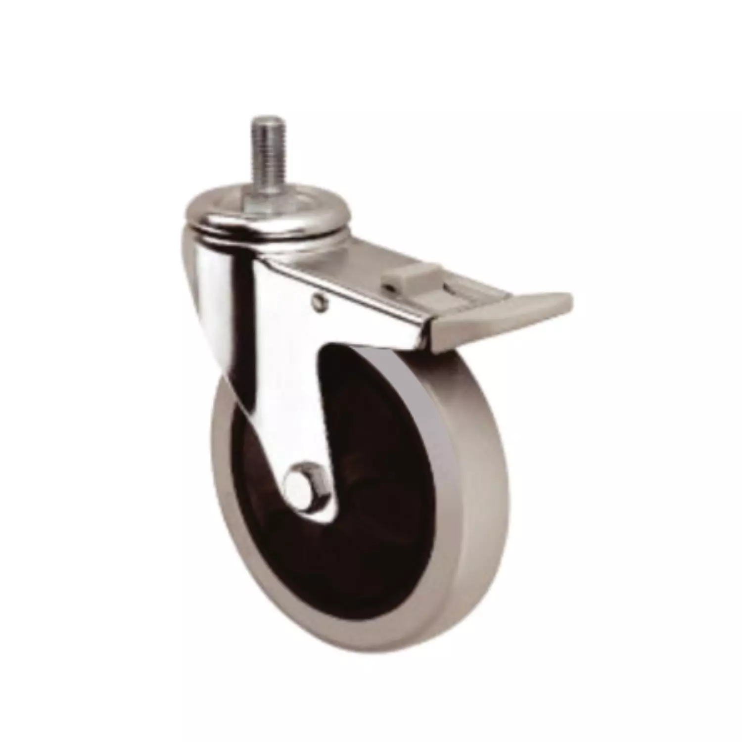 Buy Supo 50 mm Polypropylene Zinc Frok Caster Wheel IV-Z08-02D-50-121 ...