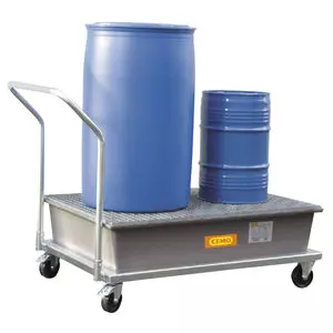 Buy SUWAS TROLLEY STORE 1 Ton Load Capacity Drum Handling Trolley SU-DT ...