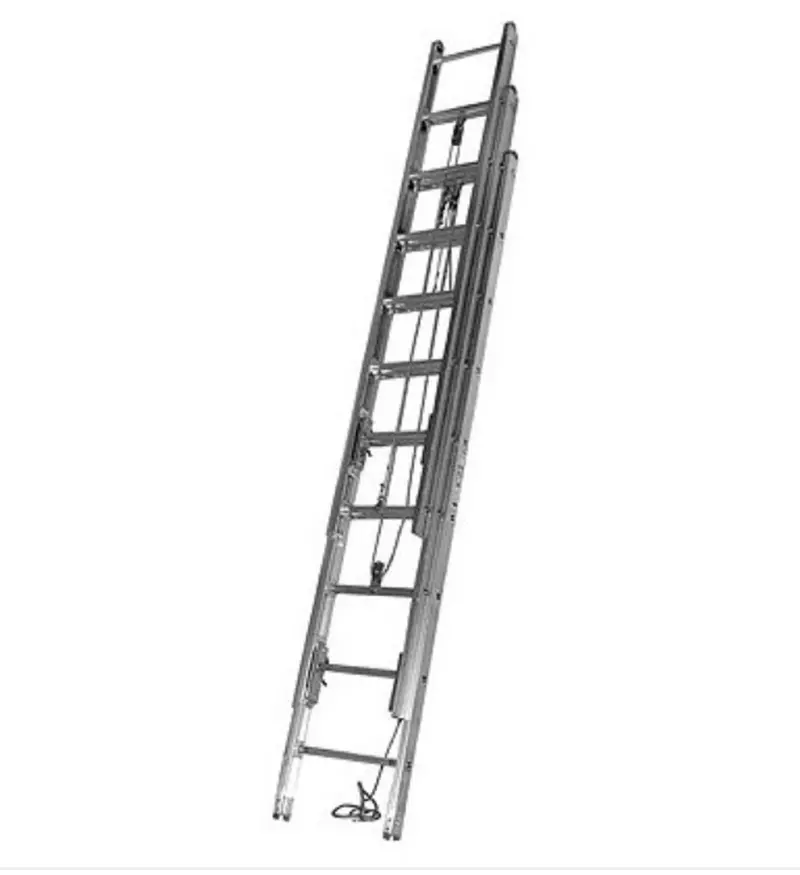 Buy Super Heavy Duty Three Fold Wall Supporting Extendable Ladder 28 ...