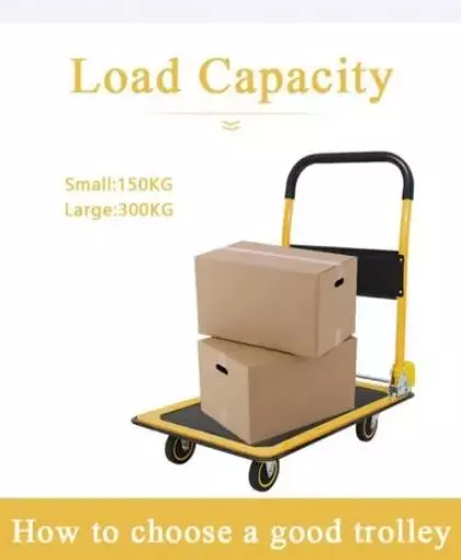 Buy Prasti 300kg Foldable Platform Trolley PSTMS15 Online in India at ...