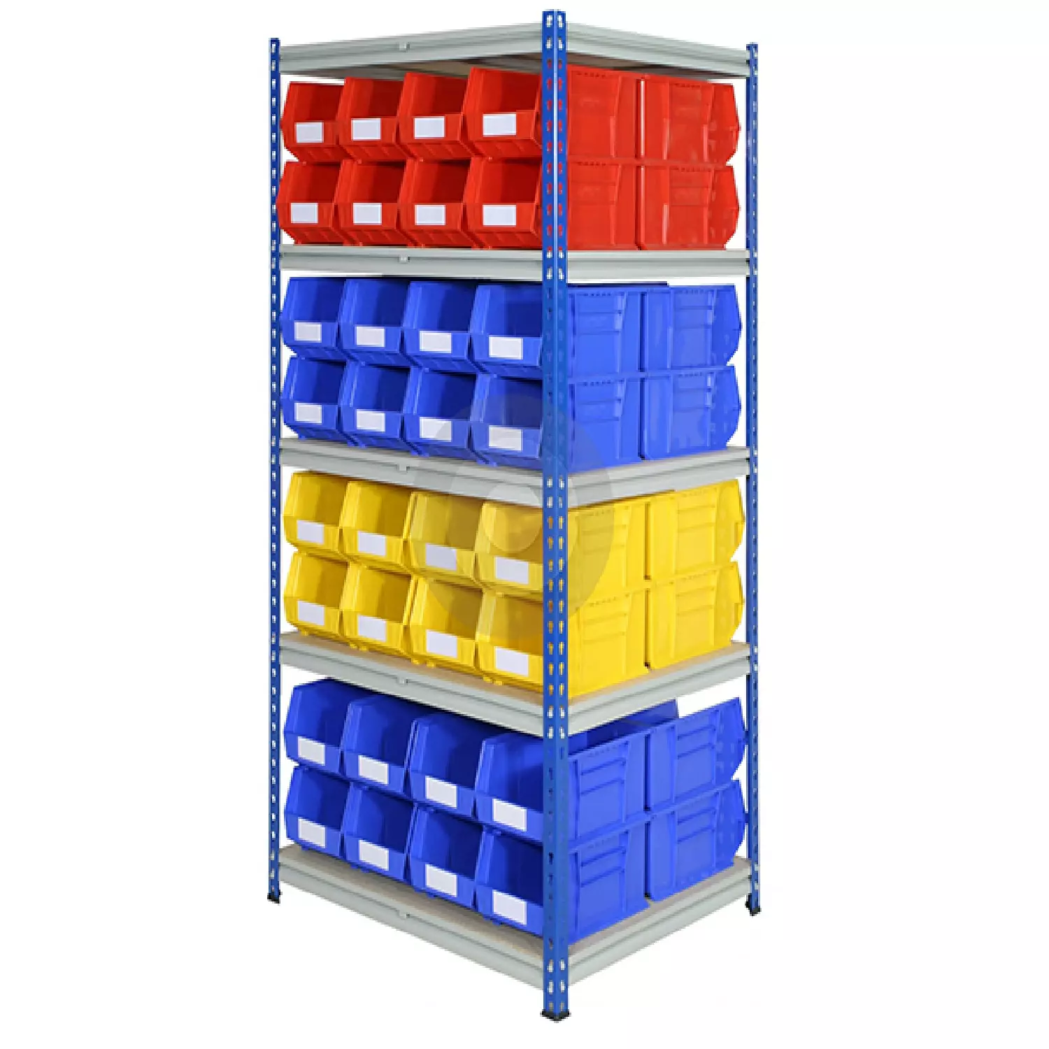 Buy SUWAS TROLLEY STORE 80kg/shelf Load Capacity Bin Storage Rack SU ...
