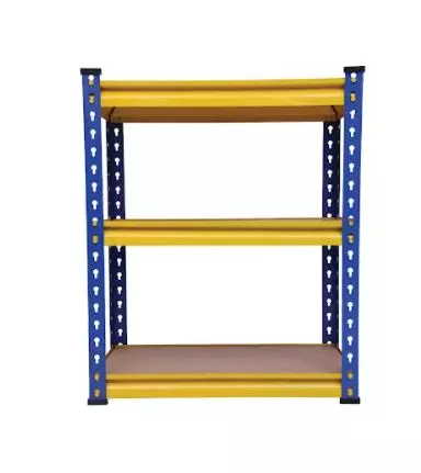 Buy Blue Boy 36x36x15 Inch 3-Shelves Yellow and Blue Multipurpose ...