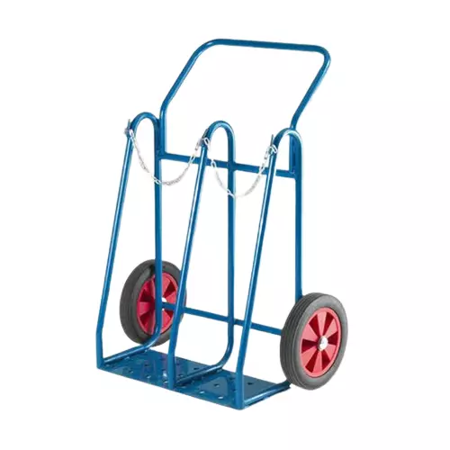Buy SUWAS TROLLEY STORE 300 Kg Capacity Nitrogen Cylinder Handling ...