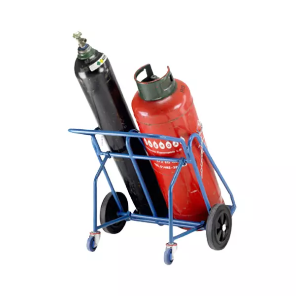 Buy SUWAS TROLLEY STORE 300 Kg Capacity Nitrogen Cylinder Handling ...