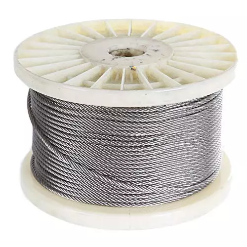 Buy TUFLIFT 8 mm 7x19 Galvanised Mild Steel Wire Rope (Length 1000 m ...