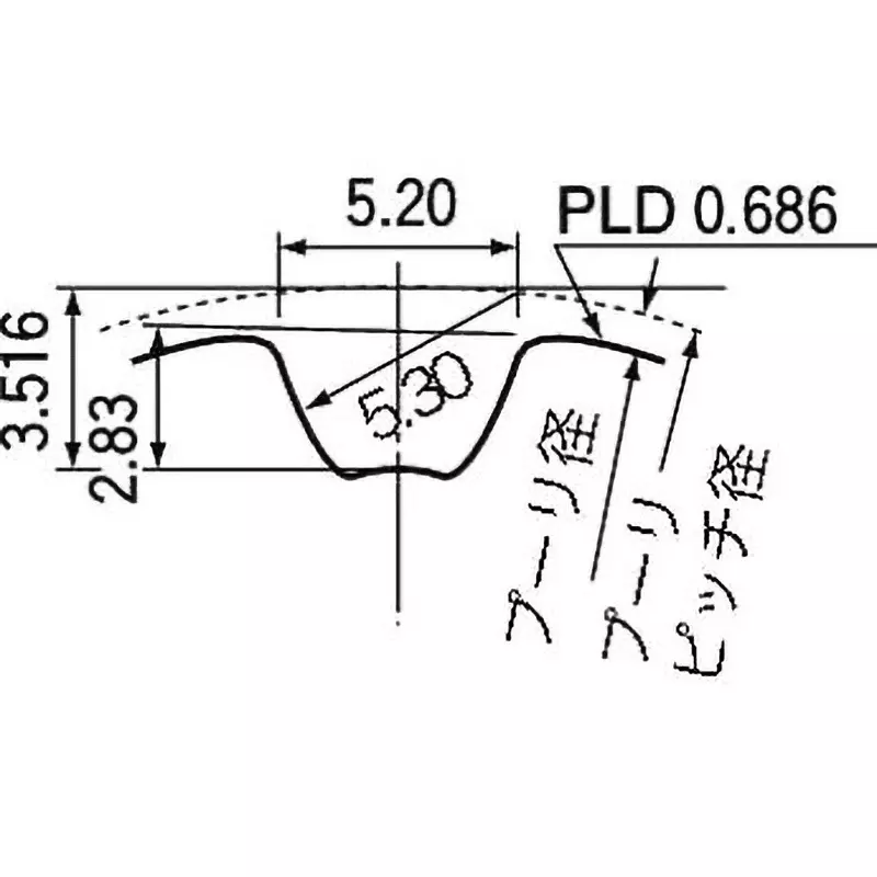 Buy Mitsuboshi Super Torque Timing Pulley S8M W Type 213.9 mm, P84S8M0400W Online in India at ...