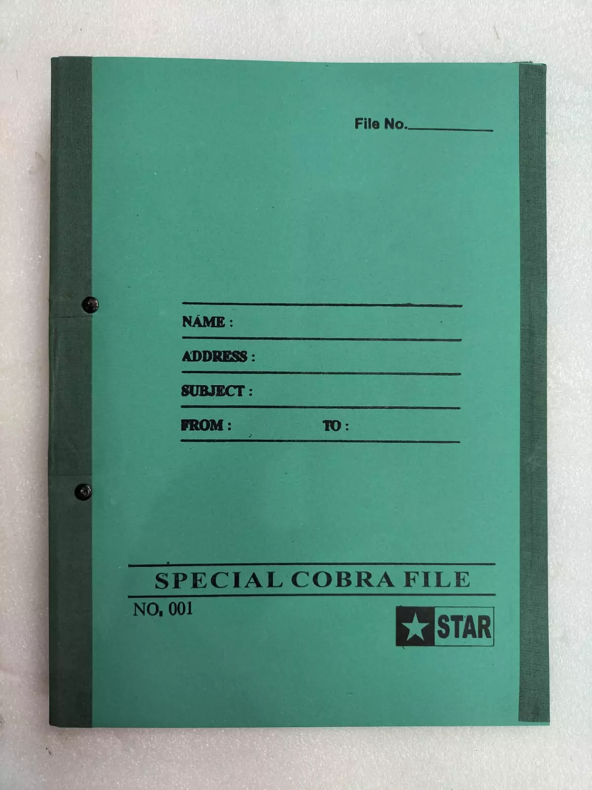 Buy Generic Special Cobra office File No.001 CF001 Cobra (Pack of 10 ...