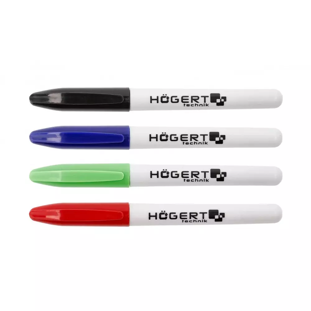 Buy Hogert Technik Permanent Marker Mix of Red, Green, Blue, Black Ink ...