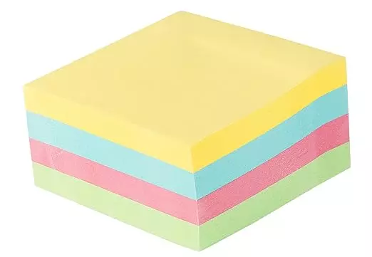 Buy GENERIC 3x3 inch Multi Neon Sticky Notes Pack of 20 (100 Sheets Per ...