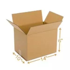 Buy Krishna 14x10x6 Inch 7 Ply Brown Corrugated Box Online in India at ...