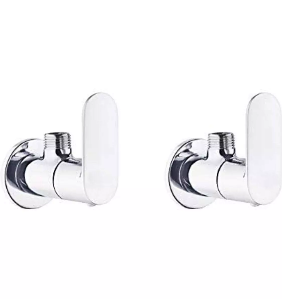 Buy Marcoware Brass Deco Sleek Angle valve with Wall Flange, Chrome ...