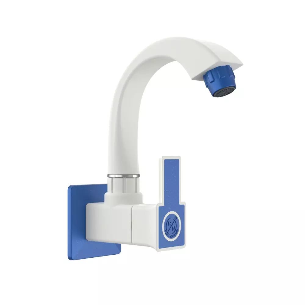 Buy RN Glamour Collection Foam Flow Sink Tap With Flange Wall Mounted ...