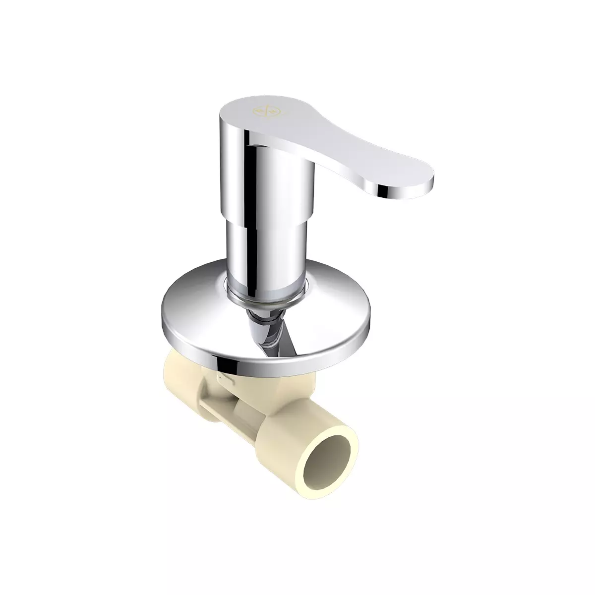 Buy RN Malia Collection Concealed Stop Tap 1/2 Inch (15 mm) Size Chrome ...