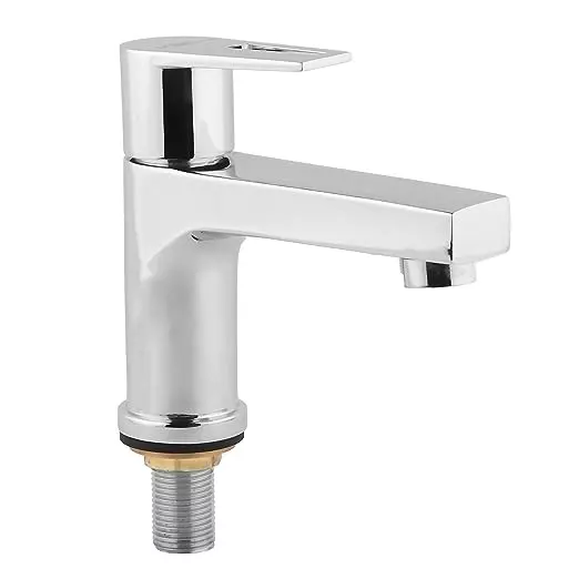 Buy Hindware Amazon Basin Tap Brass Chrome Finish Silver, F320001 ...
