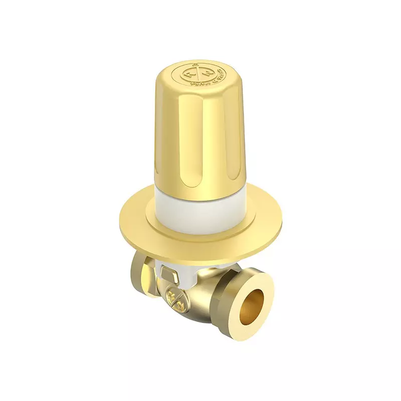 Buy RN Concealed Stop Tap Brass Ivory Bright Gold 1/2 Inch (15 mm) Size ...