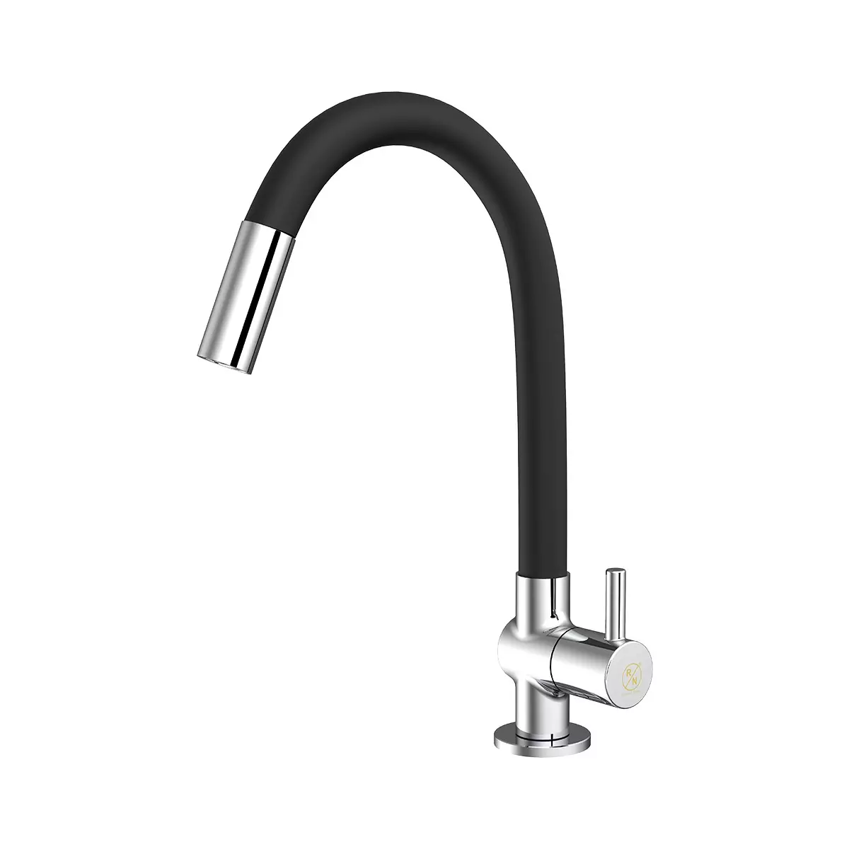 Buy RN Rose Pro Collection Swan Neck Tap With Swivel Spout & Flange 1/2 ...