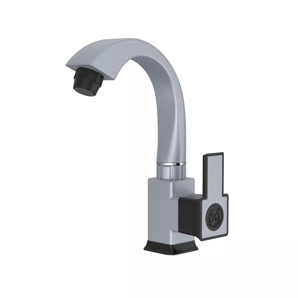Buy RN Glamour Pro Collection Foam Flow Swan Neck Tap With Flange Table ...