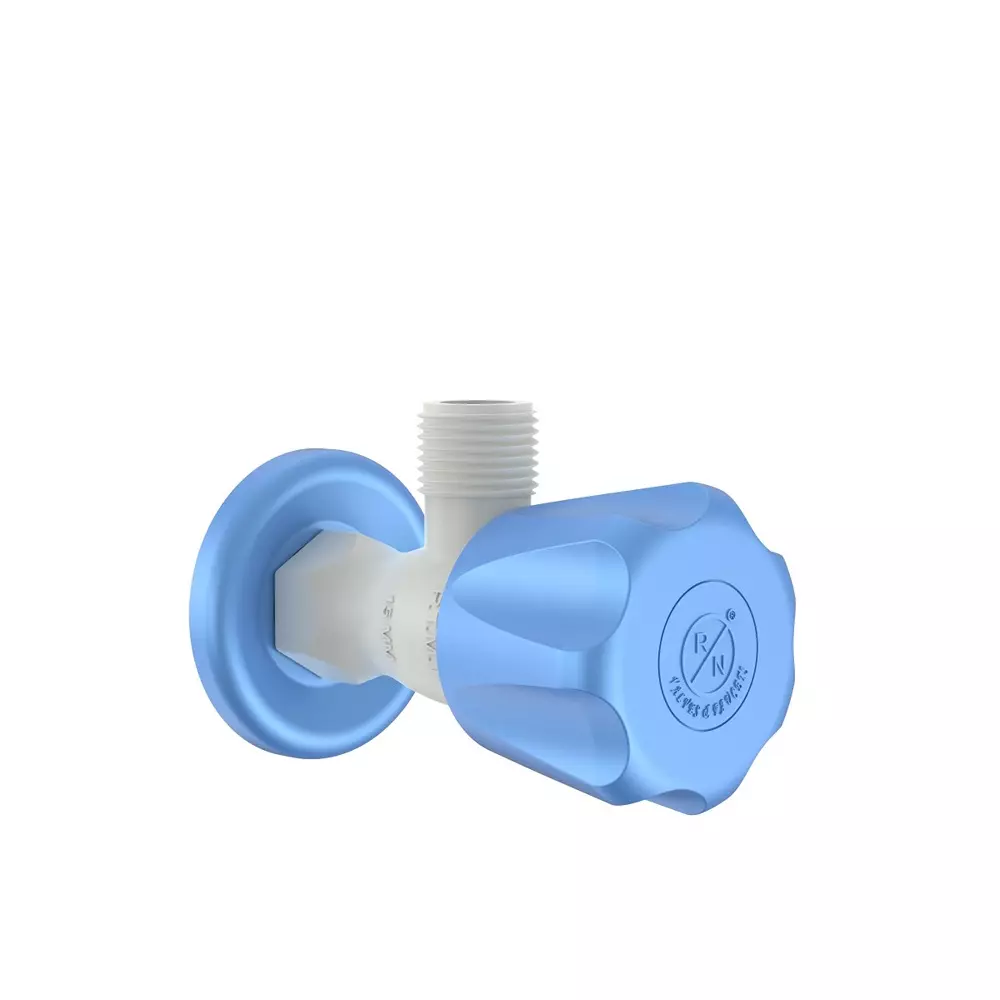 Buy RN Aroma Collection Angle Tap With Flange White Blue Box Packaging ...