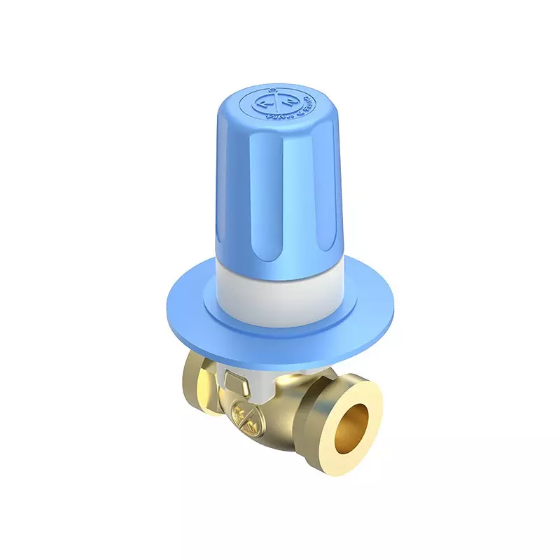 Buy RN Concealed Stop Tap Brass Ivory Blue 1/2 Inch (15 mm) Size for ...