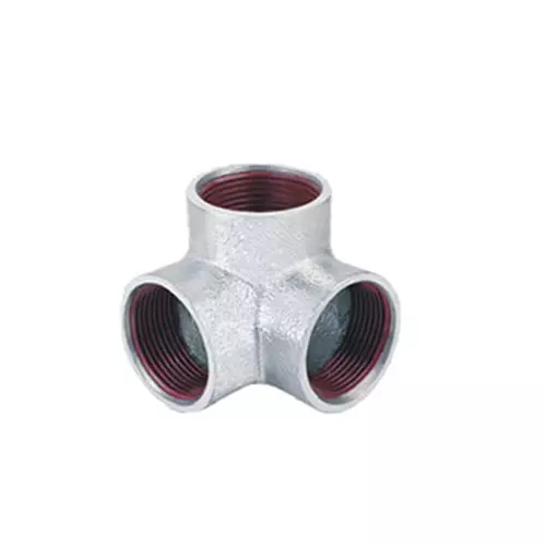 Buy ZOLOTO-m Galvanized Iron 3 Way Elbow Pipe Fitting 32 mm, 110 Online ...