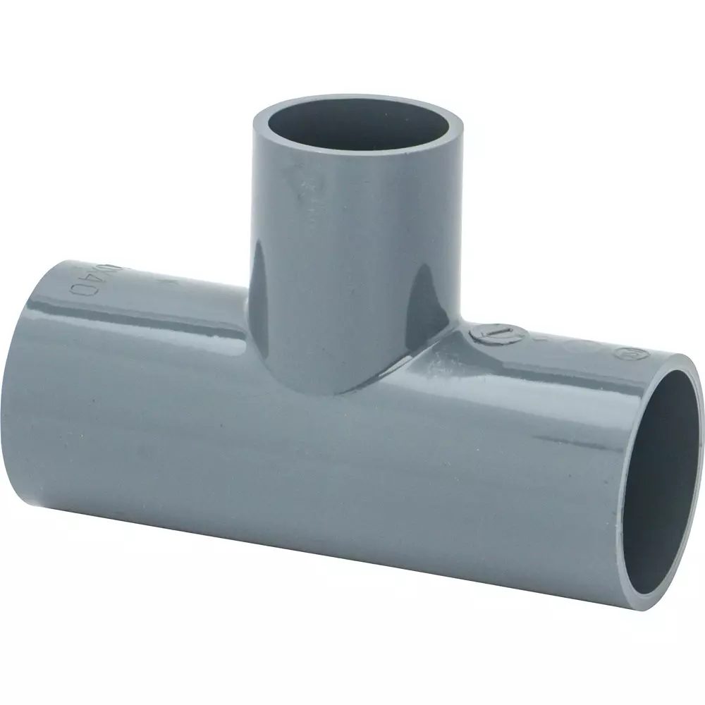 Buy MonotaRO TS Reducing Tee Rigid Polyvinyl Chloride 50x40 mm Nominal ...