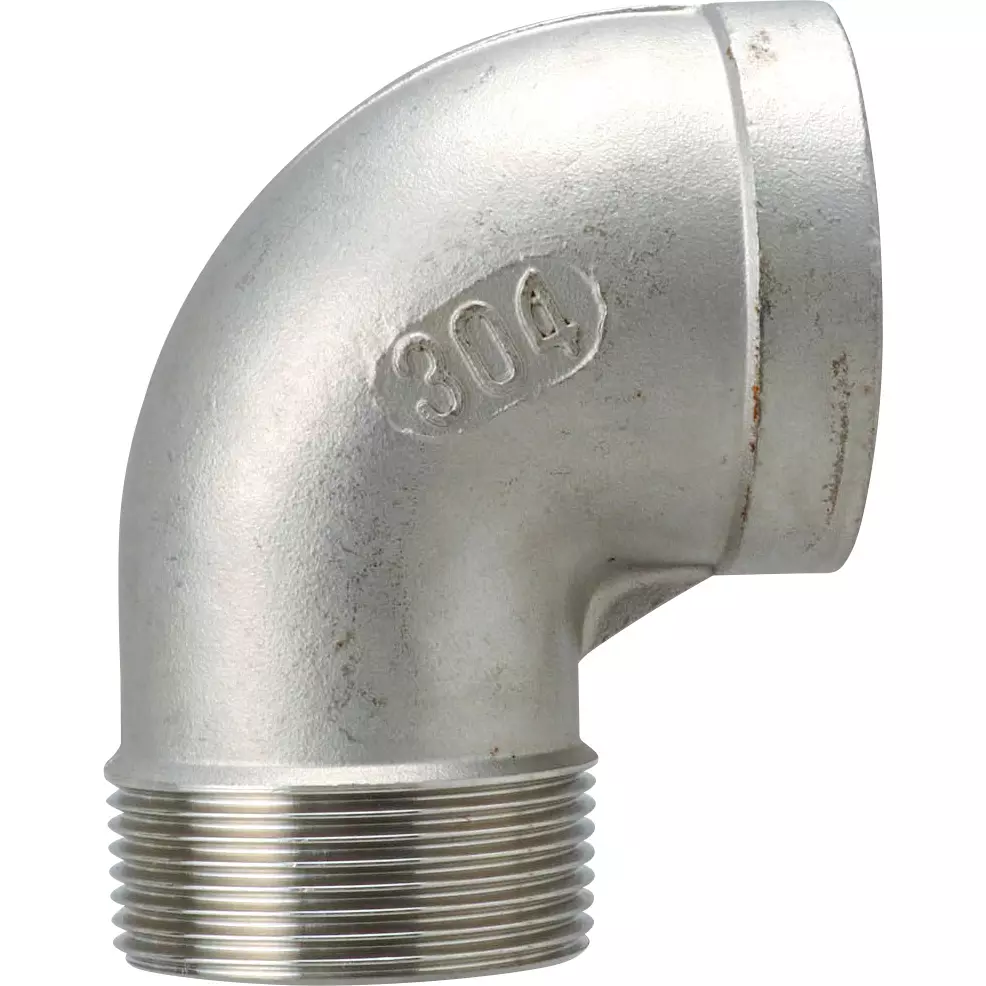 Buy MonotaRO Threaded Street Elbow Stainless Steel 1 Mpa PT Screw 40 mm ...