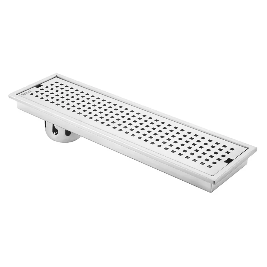 Buy Ruhe Palo 36x5 inch Shower Drain Channel With Collar Stainless ...