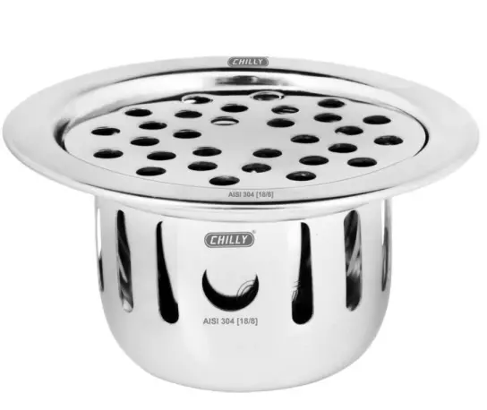 Buy Chilly 203 mm Cockroach Trap Stainless Steel Glossy Finish Silver ...