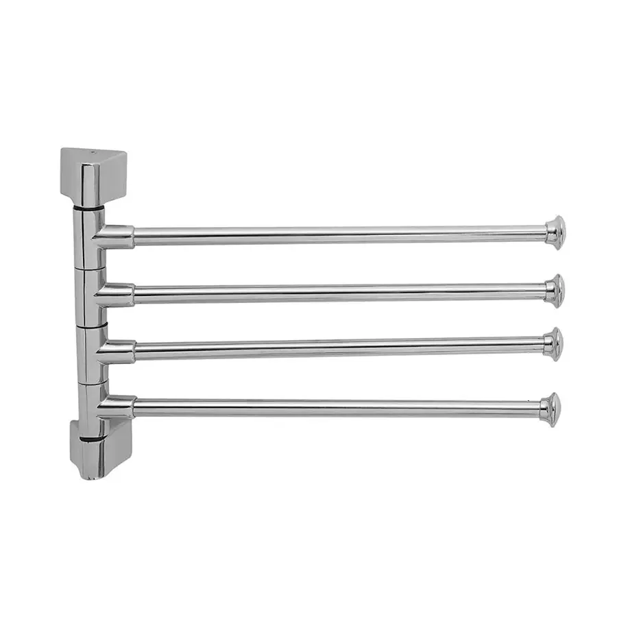 Buy ZAP Stainless Steel Chrome Finish Wall-Mounted Swivel Towel Rack ...