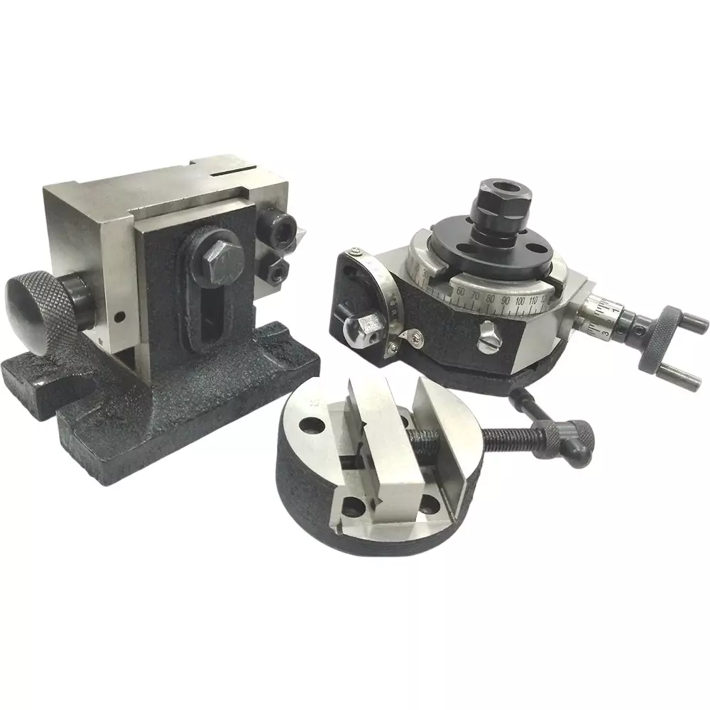 Buy Assorts Tilting Rotary Milling Indexing Table 80 mm (3 Inch) ER25 ...