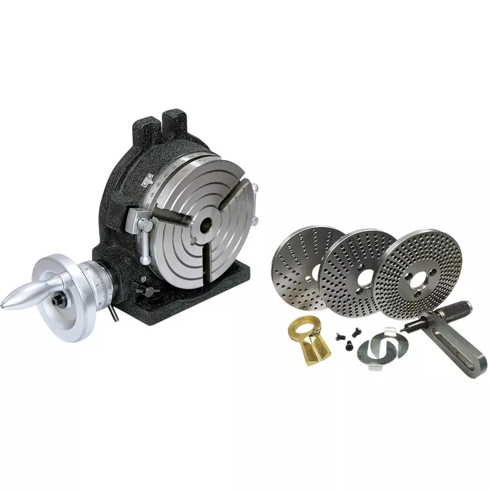 Buy Assorts HV6 Rotary Table Alloy Steel 3 Slots with Dividing Plates ...
