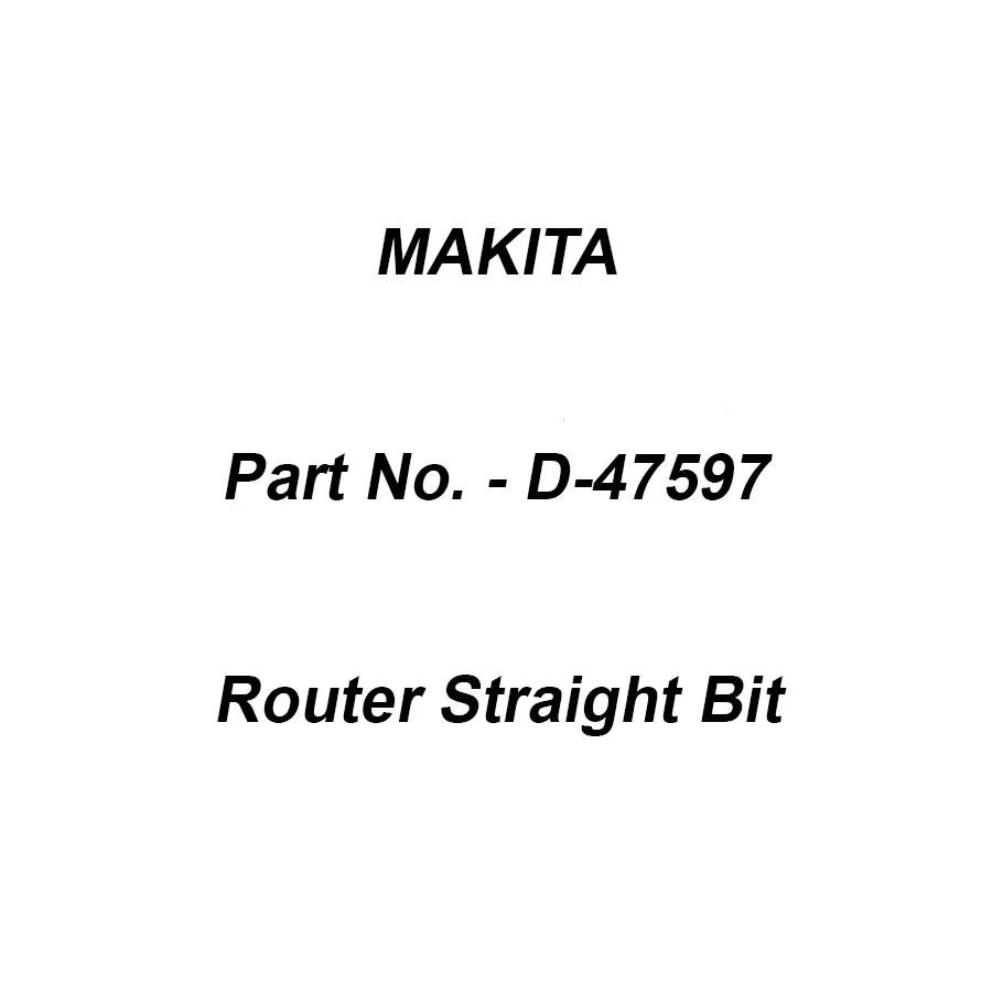 Buy Makita 2 Flute Router Straight Bit Size 8-22-57.2-25.4 mm, Part No ...
