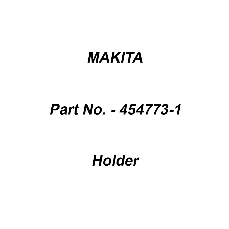 Buy Makita Holder Size 15 mm Suitable For HR5212C, Part No 454773-1 ...