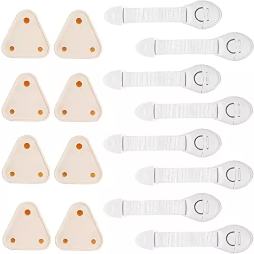 Buy Ladwa 8 Pcs Plugs Covers Wall Socket Protector & 8 Pcs Baby Safety ...