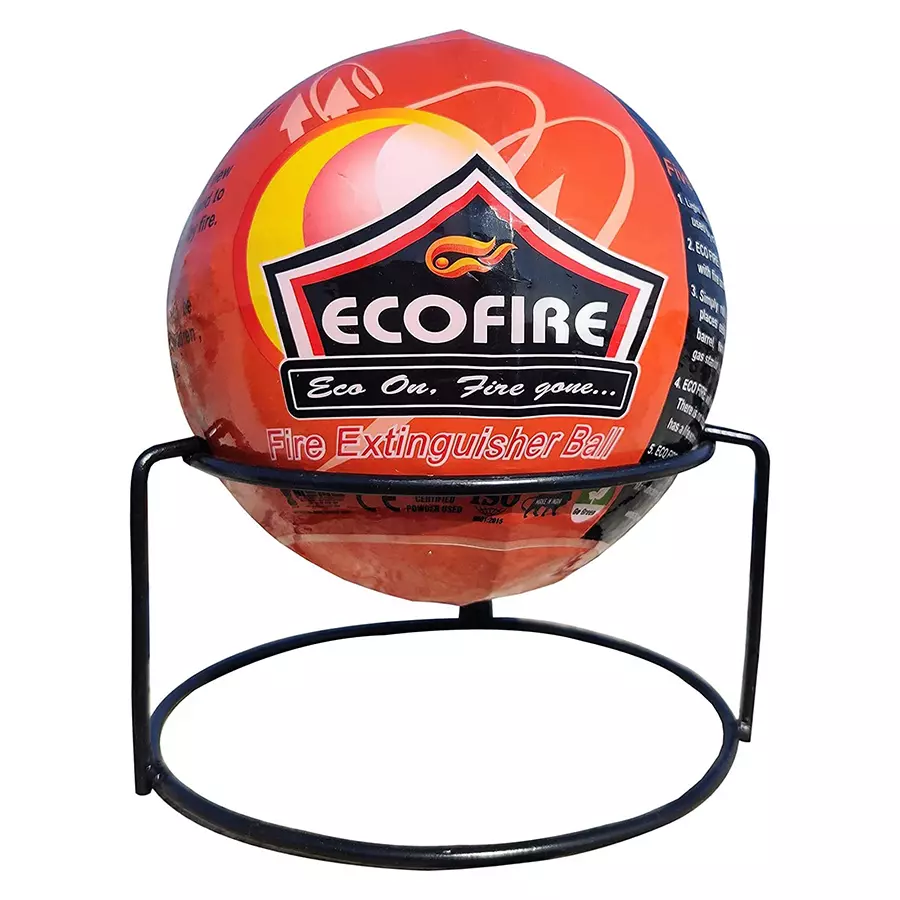 Buy Eco Fire-17 150 mm Diameter Fire Extinguisher Ball With Stand (Set ...