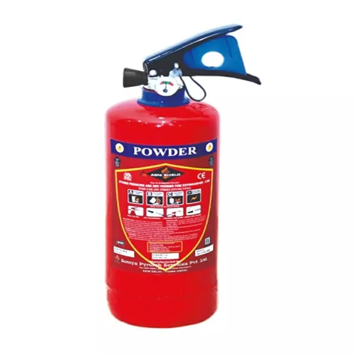 Buy Agni Shield 4 Kg Mild Steel ABC Powder Fire Extinguisher Online in ...