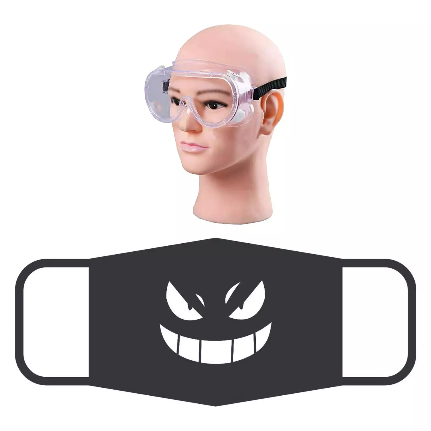 Buy ORILEY GC-002018 Universal Plastic Goggle with Cotton Face Mask ...