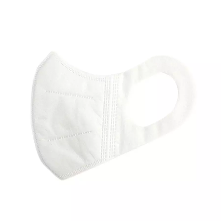 Buy Maskwell White Non-Woven 4 Layers Disposable 3D Face Masks (Pack of ...