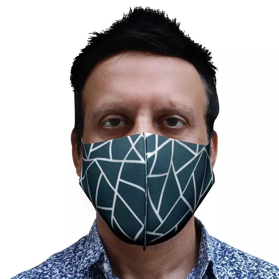 Buy ORILEY OA5087 Universal Unisex Reusable Face Mask Green Online in ...