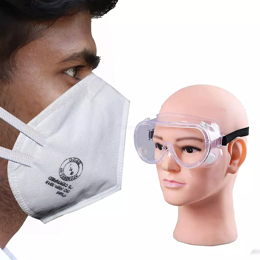 Buy ORILEY GC-002343 Universal Unisex Goggle & P18N95 Disposable Face ...