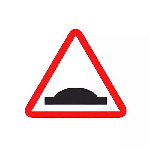 Buy Ladwa Speed Breaker Cautionary Retro Reflective Road Signage - 600 ...